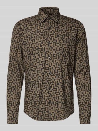 HUGO BOSS Slim Fit Freizeithemd aus reiner Baumwolle Modell ERMO
