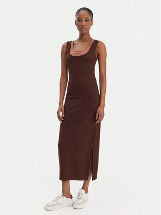 Calvin Klein Jeans Kleid f&uuml;r den Alltag LV047E220G Braun Slim Fit