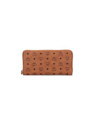 MCM Aren Large Zip Wallet