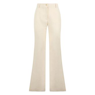 Alberta Ferretti Weite lange Hose - - Trousers - Damen - Beige - S
