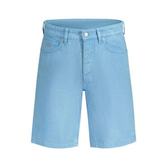 HUGO BOSS Homme, Shorts, Bleu, Taille: W34 Cotton Short