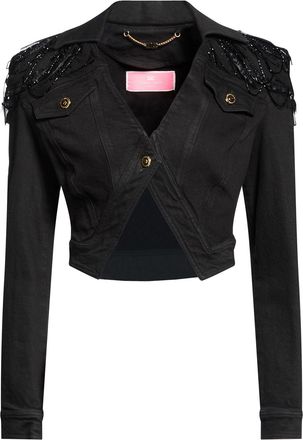 Elisabetta Franchi JACKEN & M&Auml;NTEL - Jeansjacken/M&auml;ntel auf YOOX.COM