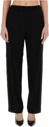 Fabiana Filippi Femme, Pantalons, Noir, Taille: 38 FR Pantalon en Viscose