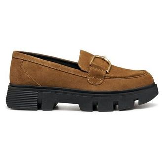 Geox Femme D Vilde Mocassins, Marron, 39.5 EU