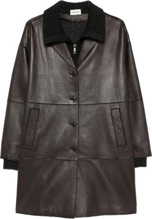 P.A.R.O.S.H. manteau à simple boutonnage - Marron