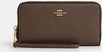 Coach Längliches Portemonnaie Mit Rundumreißverschluss Und Abnehmbarem Kartenetui
