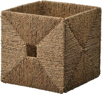 IKEA KNIPSA Korb zur Aufbewahrung - Seegras - 32x33x32 cm