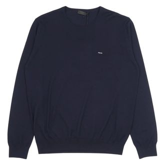 Prada Rundhals-Strickware - - Knitwear - Herren - Blau - XL