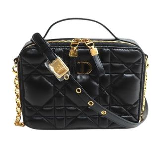 Dior Pre-owned Macro Cannage Caro Leder 2-Wege Schultertasche - - Pre-owned - Damen - Schwarzk - ONE SIZE