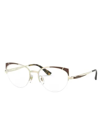 Persol lunettes de vue &agrave; monture papillon - Or