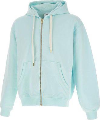 Casablanca Homme, Sweatshirts et sweats &agrave; capuche, Bleu, Taille: S Casa Chrome Full Zip