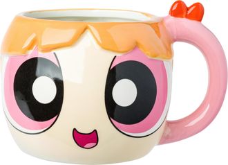 Silver Buffalo The Powerpuff Girls Keramiktasse mit Bl&uuml;te, 590 ml