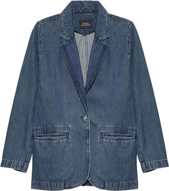 Maison Standards Veste Blazer Oversized Andrea Coton Denim
