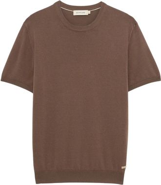 Gianni Lupo Homme, Tops, Brun, Taille: S Maglia in jersey maniche corte a girocollo Gl510S