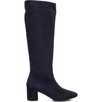 Stefano Lauran Blaue Wildleder Hohe Stiefel Giusy 3 - - Shoes - Damen - Blau - 41 EU