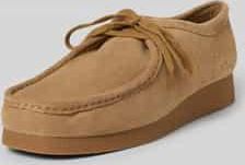 Clarks Schn&uuml;rschuhe aus Leder mit Gummisohle Modell Wallabee