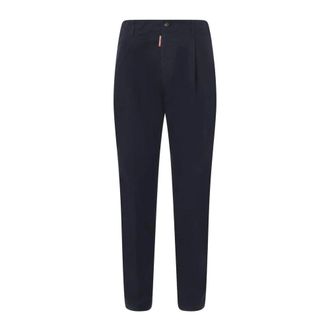 Dsquared2 Homme, Pantalons, Bleu, Taille: XL Pleated Tailored Pantalons