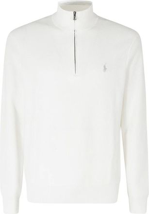 Polo Ralph Lauren Homme, Pulls, Blanc, Taille: XL Half Zip Pullover