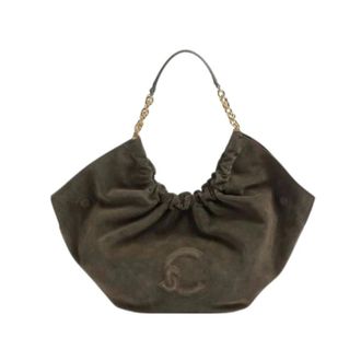 Coccinelle Sac Smash en daim - Femme - Sacs - Vert - Taille: ONE Size