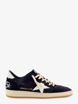 Golden Goose Ballstar suede sneakers with iconic side logo - GOLDEN GOOSE DELUXE BRAND - gender_Man