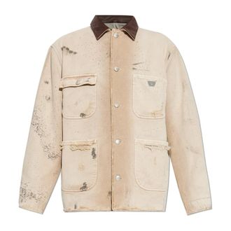 Misbhv Marfa Twill Work Jacket - - Jackets - Herren - Beige - XS