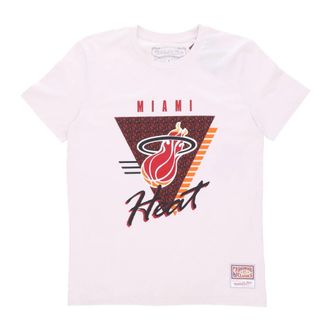 Mitchell & Ness Miami Heat NBA Tee Hardwood Classics - - Tops - Herren - Beige - L