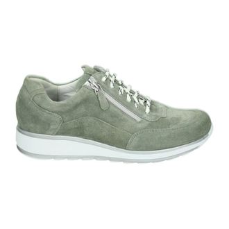 Durea Sportliche Niedrige Gr&uuml;ne Wildlederschuhe - - Shoes - Damen - Gr&uuml;n - 37 1/2 EU