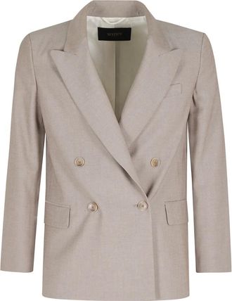 Seventy Femme, Vestes, Brun, Taille: 34 FR Blazer
