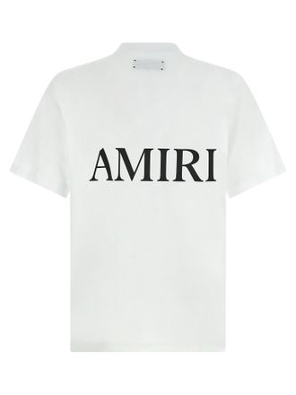 Amiri Logo-Print Cotton Jersey T-shirt - White