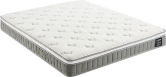 Vente-Unique Matelas 140 x 190 cm Taschenfederkernmatratze und Memory-Schaum-Topper, 21 cm dick - VITOGO von YSMÉE