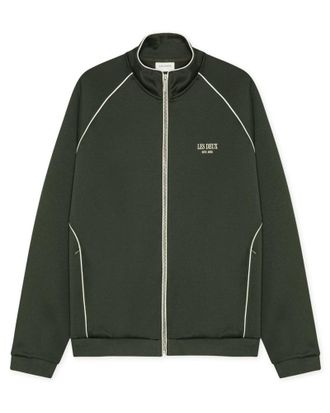 Les Deux Glatte Track-Jacke Residence mit Kontrastlinien in