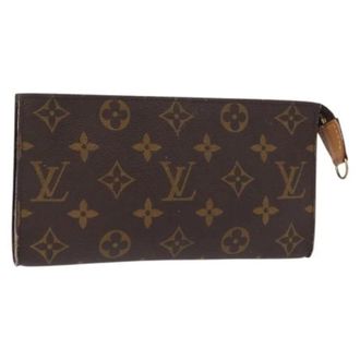 Louis Vuitton Pochette en toile Pre-owned - Femme - Pre-owned - Brun - Taille: ONE Size