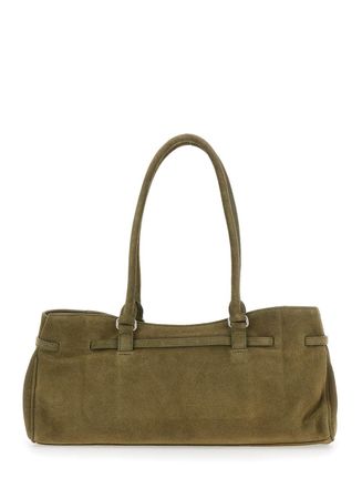 Margesherwood Womens Shoulder Bag Soft Grandma Green Leather Cow