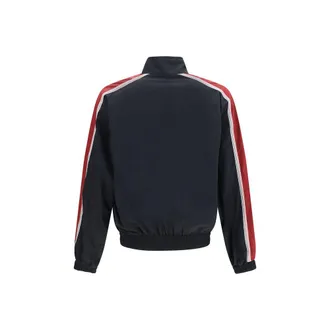 Versace Mens Black Polyamide Bomber Clothing
