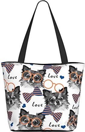 AOOEDM Love Yorkie Dog Ladies Shopping Bag 13x11x7in.Le cadeau parfait pour la Saint-Valentin.Cest de la Saint-Valentin pour maman, fille, &eacute;pouse, etc