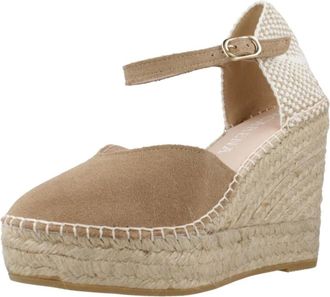 Macarena Femme, Chaussures, Beige, Taille: 37 EU Alba6 Wedge Espadrille
