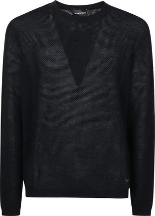 Emporio Armani Homme, Pulls, Bleu, Taille: L Sweater