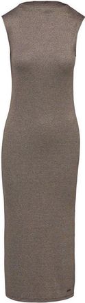 QS by s.Oliver Midikleid Kleid Schmales Rippkleid mit Glitzereffekt