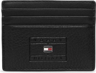 Tommy Hilfiger Kreditkartenetui Th Casual Flag Cc Holder AM0AM14251 Schwarz