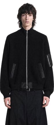 sacai Wool Knit Blouson