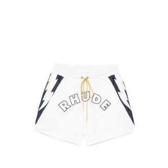 Rhude Logo-print Drawstring Shorts