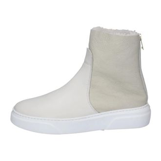 Stokton Femme, Chaussures, Blanc, Taille: 37 EU Bottines en Cuir pour Femmes