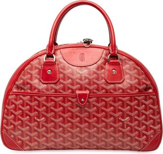 Goyard sac à main Saint Jeanne MM en toile Goyardine (2005-2015) - Rouge