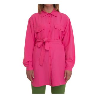 Pennyblack Lange Bluse mit Knopfverschluss - - Blouses & Shirts - Damen - Rosa - L