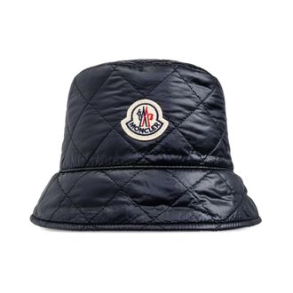 Moncler Stepp-Bucket-Hat mit Rautensteppung - - Accessories - Damen - Blau - S