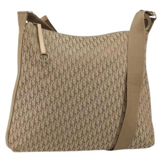 Dior Pre-owned Trotter Canvas Schultertasche - - Pre-owned - Damen - Beige - ONE SIZE
