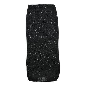 Nude Strick-Midirock - - Skirts - Damen - Schwarzk - S