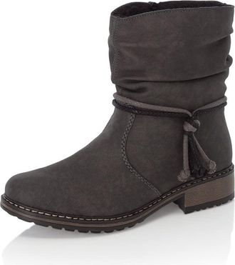 Rieker Damen Klassische Stiefeletten Z6893, Frauen Stiefeletten,Kurzstiefel,uebergangsschuhe,uebergangsstiefel,Boots,Stiefel,grau (45),36 EU / 3.5 UK