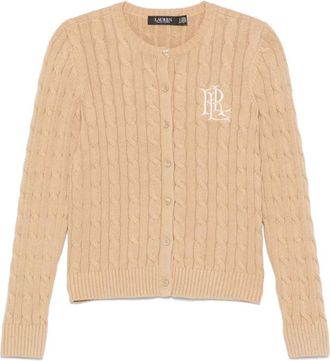 Ralph Lauren Femme, Pulls, Brun, Taille: 46 FR Gilet à manches longues