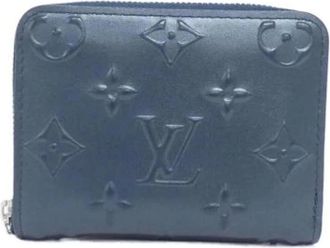 Louis Vuitton unisex, Pre-owned, Bleu, Taille: ONE Size Portefeuille en cuir doccasion